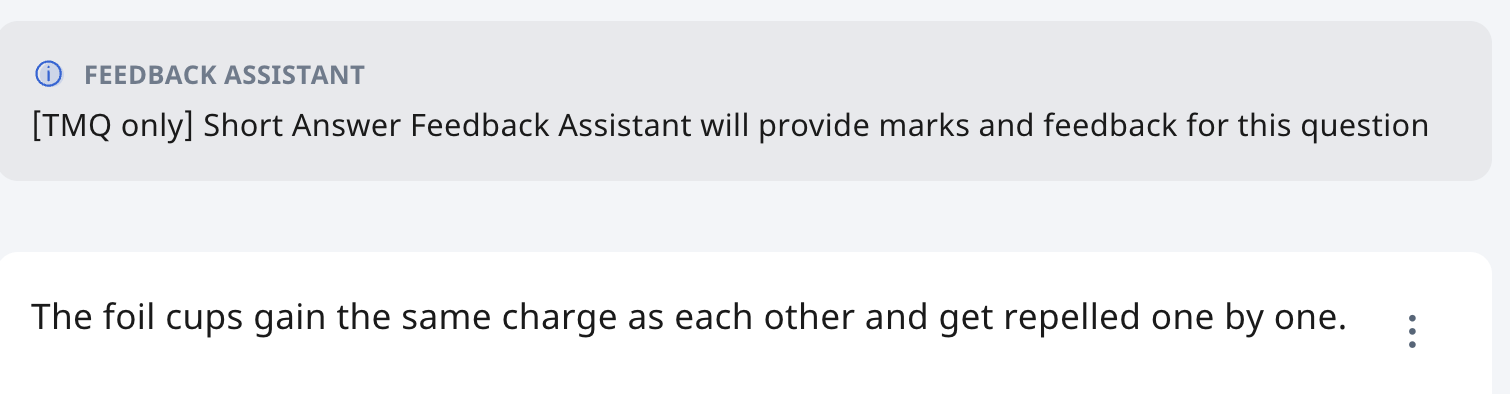 Trial of AI Feedback Assistant in SLS for Physics – Physics Lens