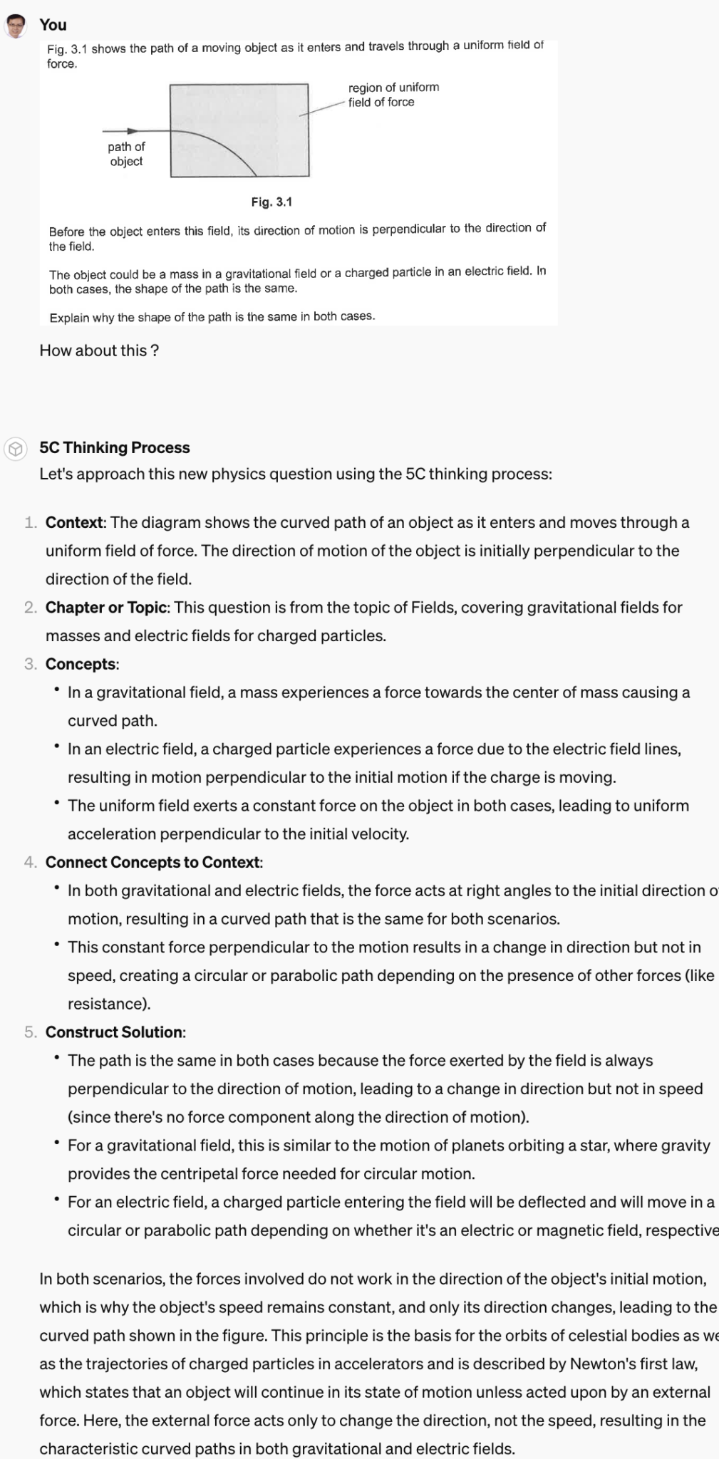 Training a GPT model to use the 5C approach – Physics Lens