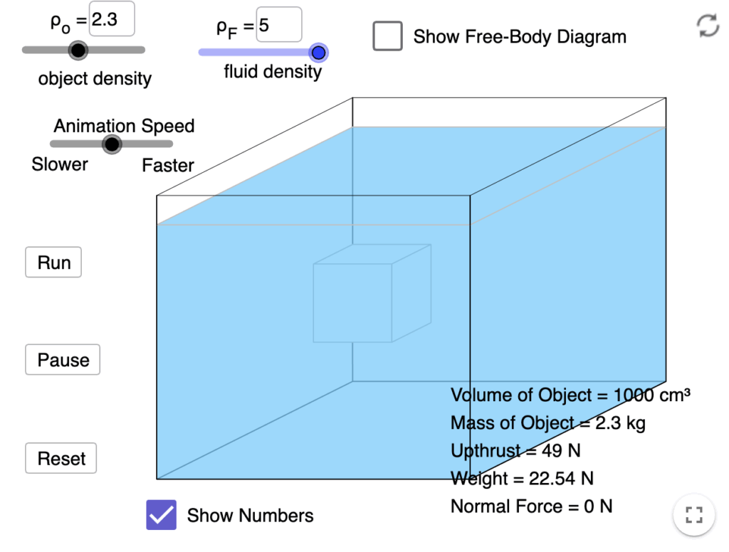 simulation-upthrust – Physics Lens
